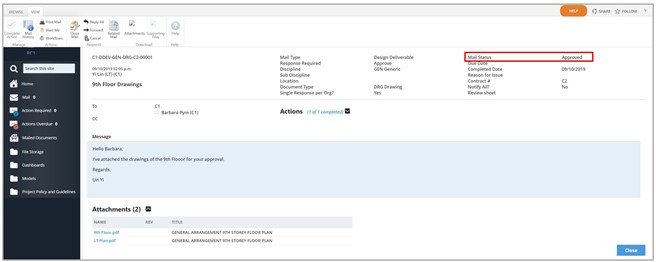 Fulcrum Help | Send a Drawing for Approval